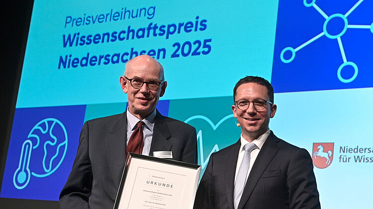 Niedersächsischer Wissenschaftspreis 2025 für Ekkehard Peik – QuantumFrontiers – Leibniz ...